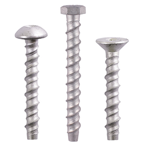 Concrete Bolts & Screws - Screws & Fasteners
