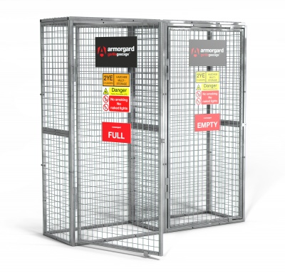 Armorgard Gorilla Gas Cage double compartment modular 1815x570x1835mm ...