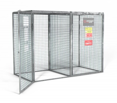 Armorgard Gorilla Gas Cage Double Compartment Modular 2400x1275x1830mm ...