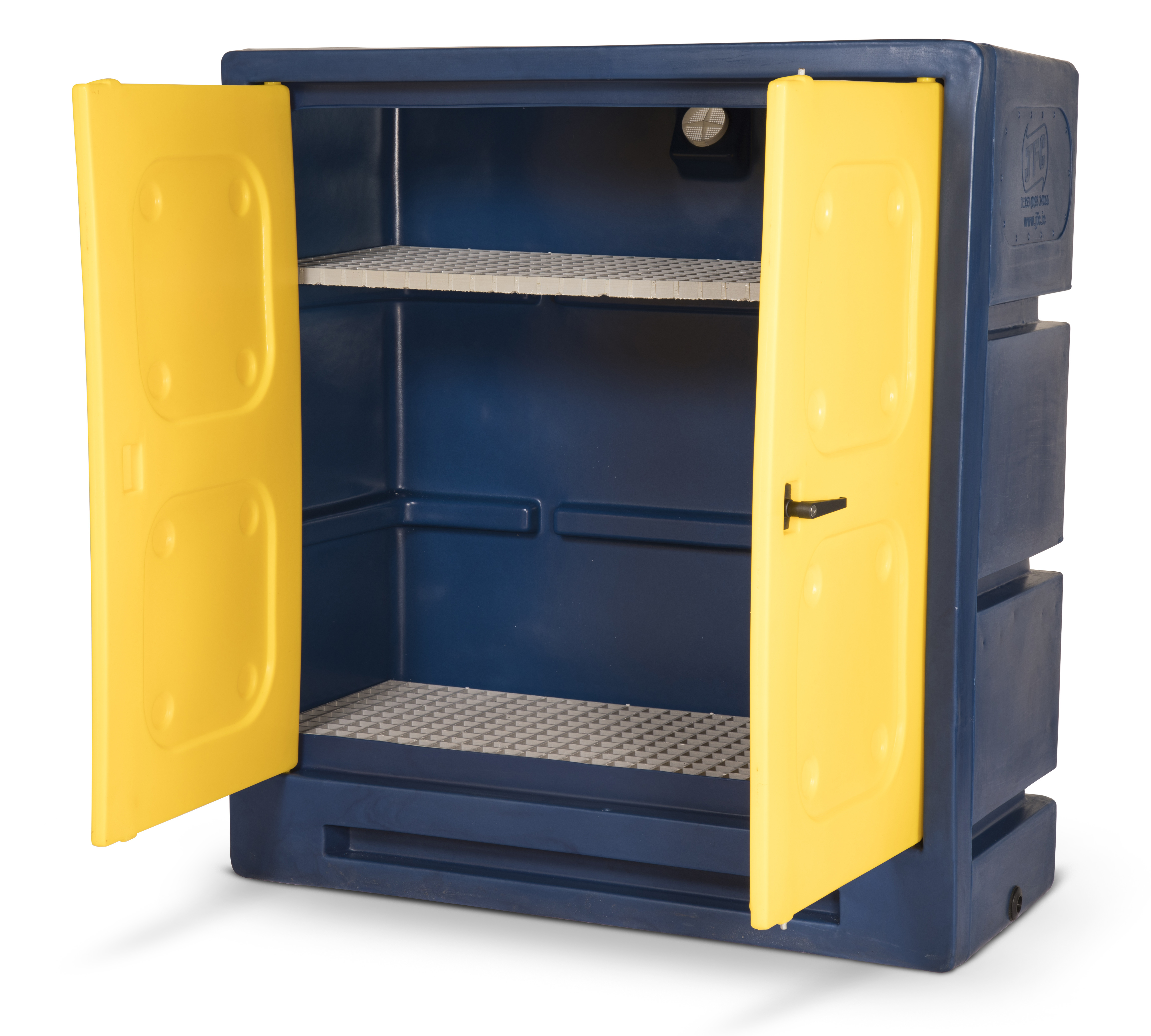 Armorgard Durable Plastic Chemical Cabinet Storage Unit 1220x550x1310mm ...