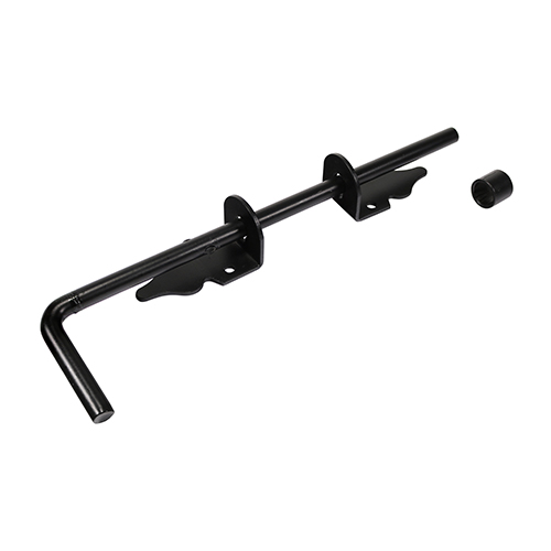 12" Cane Bolt Black 1 EA - Screws & Fasteners