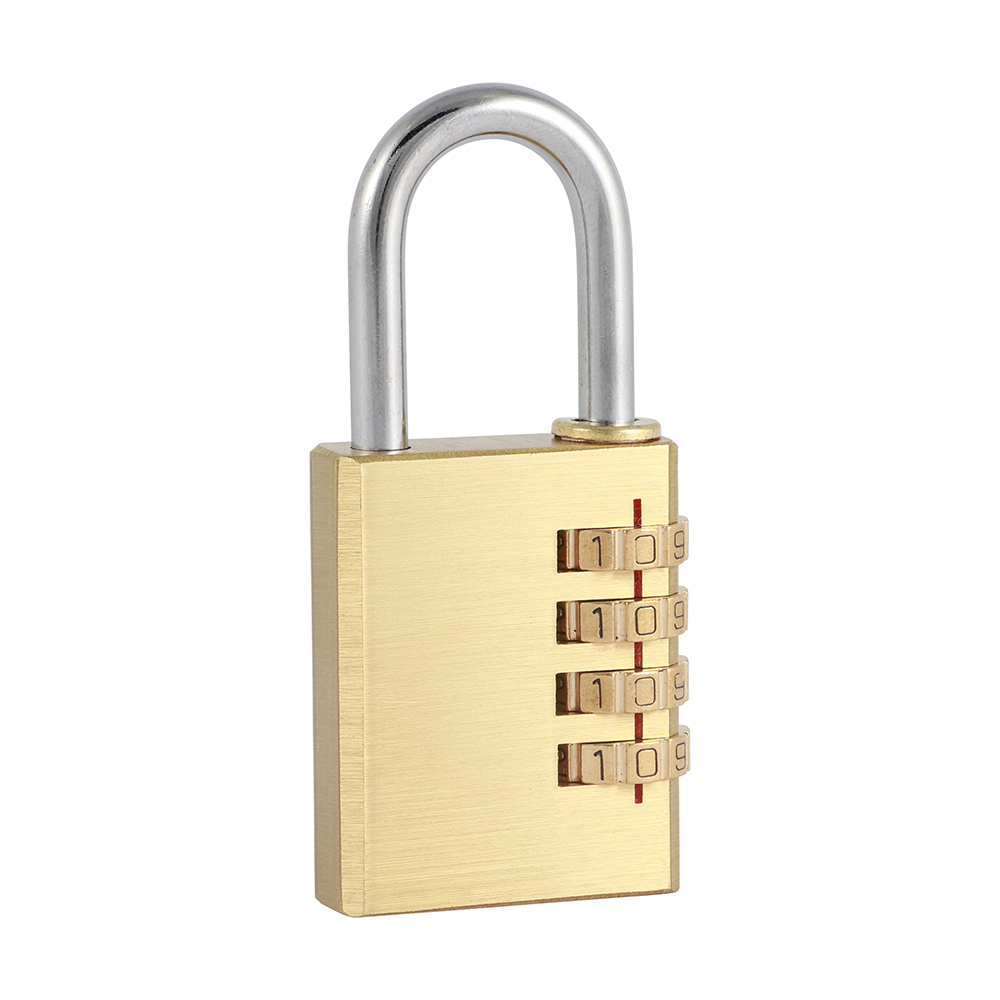 38mm Brass Combination Padlock 1 EA - Screws & Fasteners