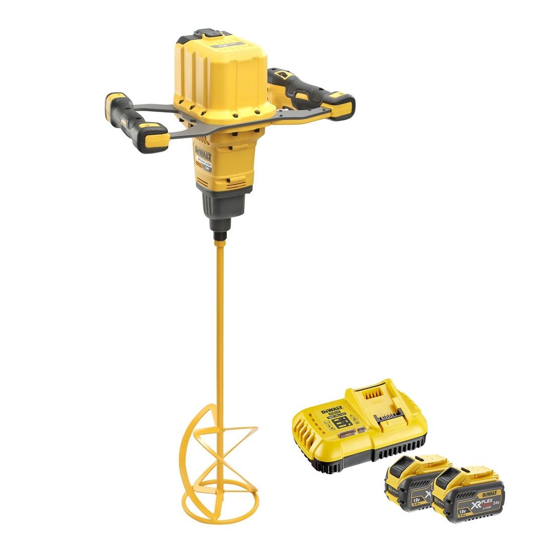 DEWALT DCD240X2-GB 54V XR FLEXVOLT MIXER C/W 2X 9ah BATTS - Screws ...