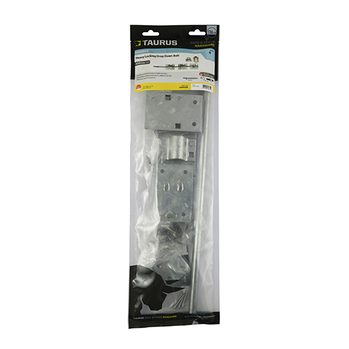 18" HD Locking Drop Down Bolt HDG 1 EA - Screws & Fasteners