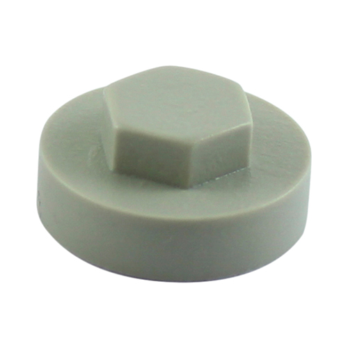 16mm Hex Cover Cap - Goosewing Grey 1000 PCS - Screws & Fasteners