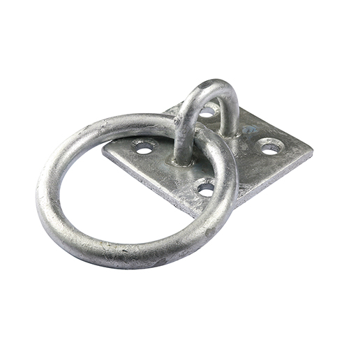 2" Ring on Plate HDG 1 EA - Screws & Fasteners