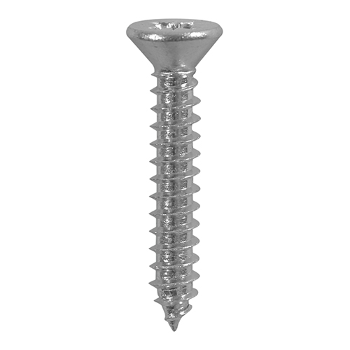 2.9 x 13 S/Tapping Screw PZ1 CSK A2 SS 200 PCS - Screws & Fasteners