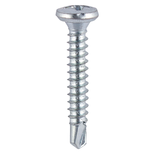3.9 x 16 S/Drill PVC Friction Screw BZP 1000 PCS - Screws & Fasteners