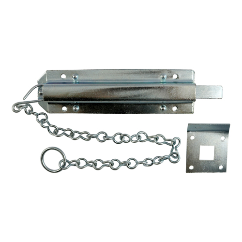 18" Spring Chain Bolt Zinc 1 EA - Screws & Fasteners