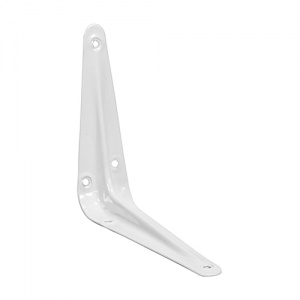 125 x 100mm London Bracket White 1 EA - Screws & Fasteners