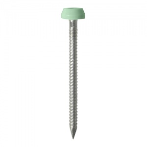 30mm Polymer Headed Pin C GREEN 250 PCS - Screws & Fasteners
